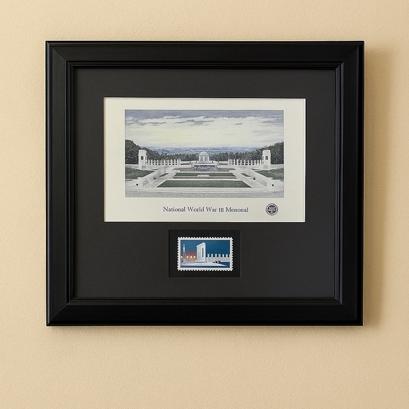 Art | Commemorative Wwii Memorial Print With Commemorative Collectors ...